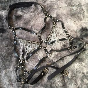 Dolls Kill | Accessories | Damsel Chain Fringe Harness Top | Poshmark